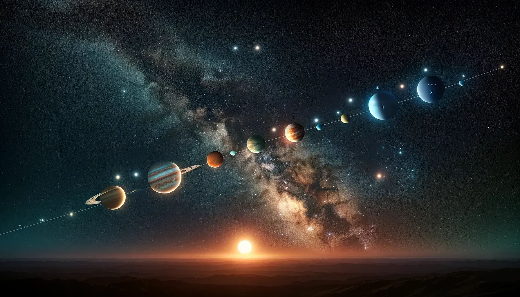 Celestial Symphony: The Grand Planetary Alignment of June 3, 2024 - galacticsouls.com